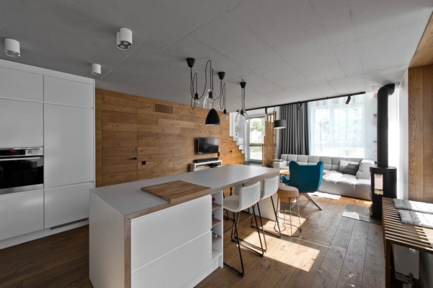 Scandinavian interior design in a beautiful small apartment ...