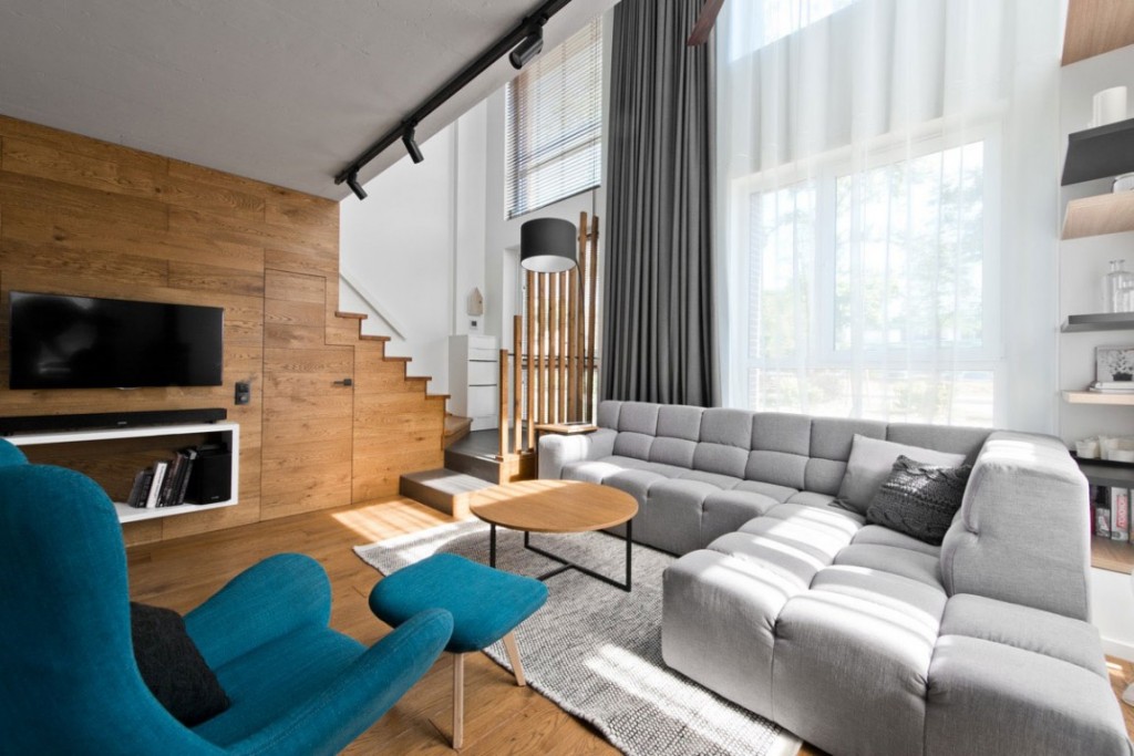 Scandinavian interior design in a beautiful small apartment ...